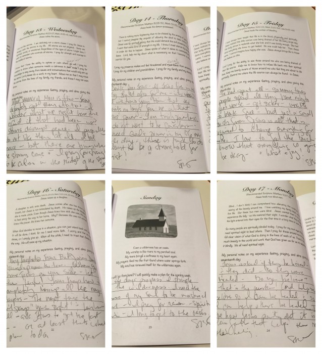 Day 13 - Wednesday through Day 17 - Monday